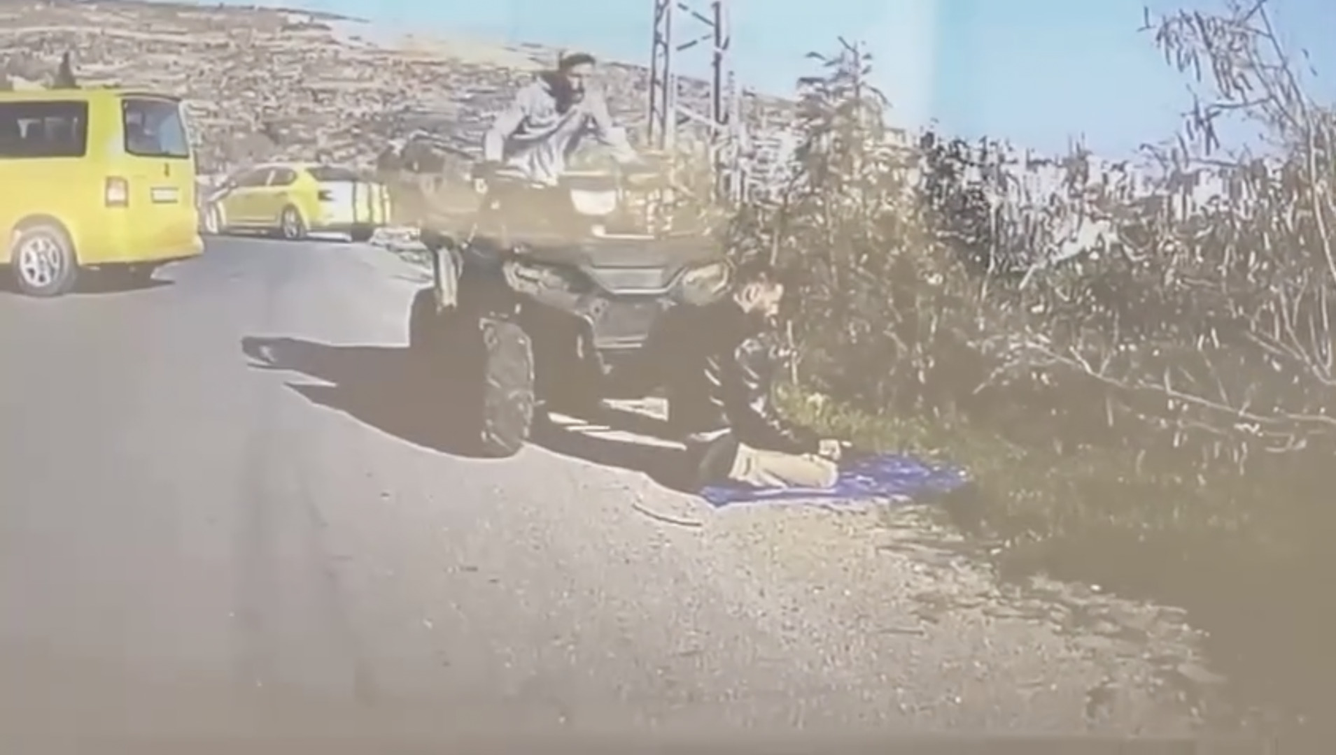 Israeli settler runs over Palestinian man praying near Ramallah