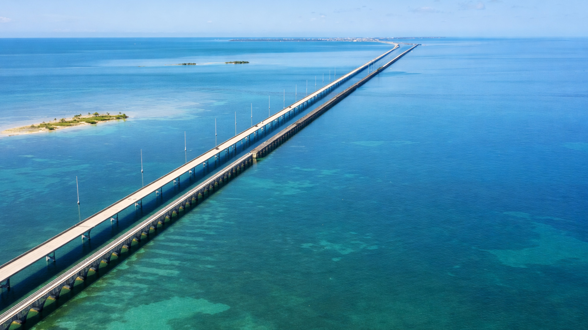 La strada che galleggia sull'acqua