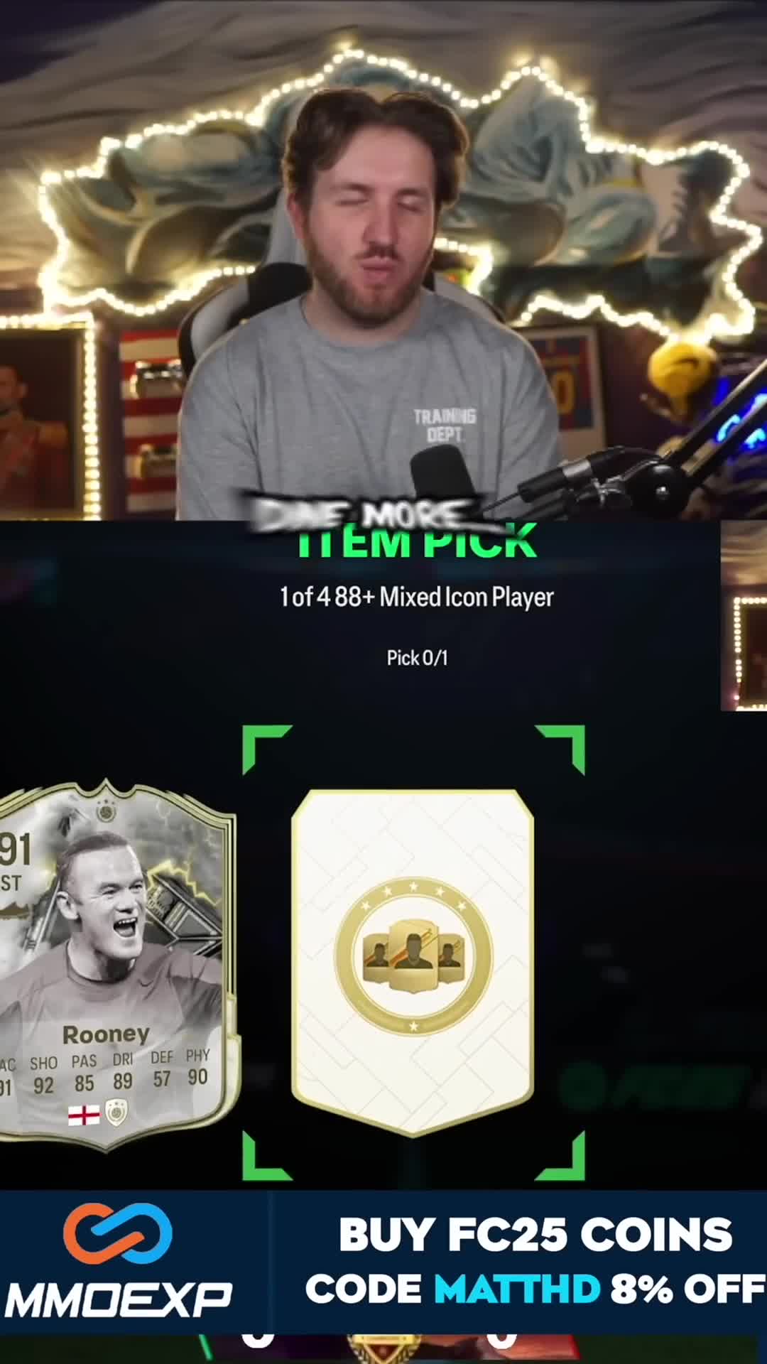 I opened icon players picks, but blind