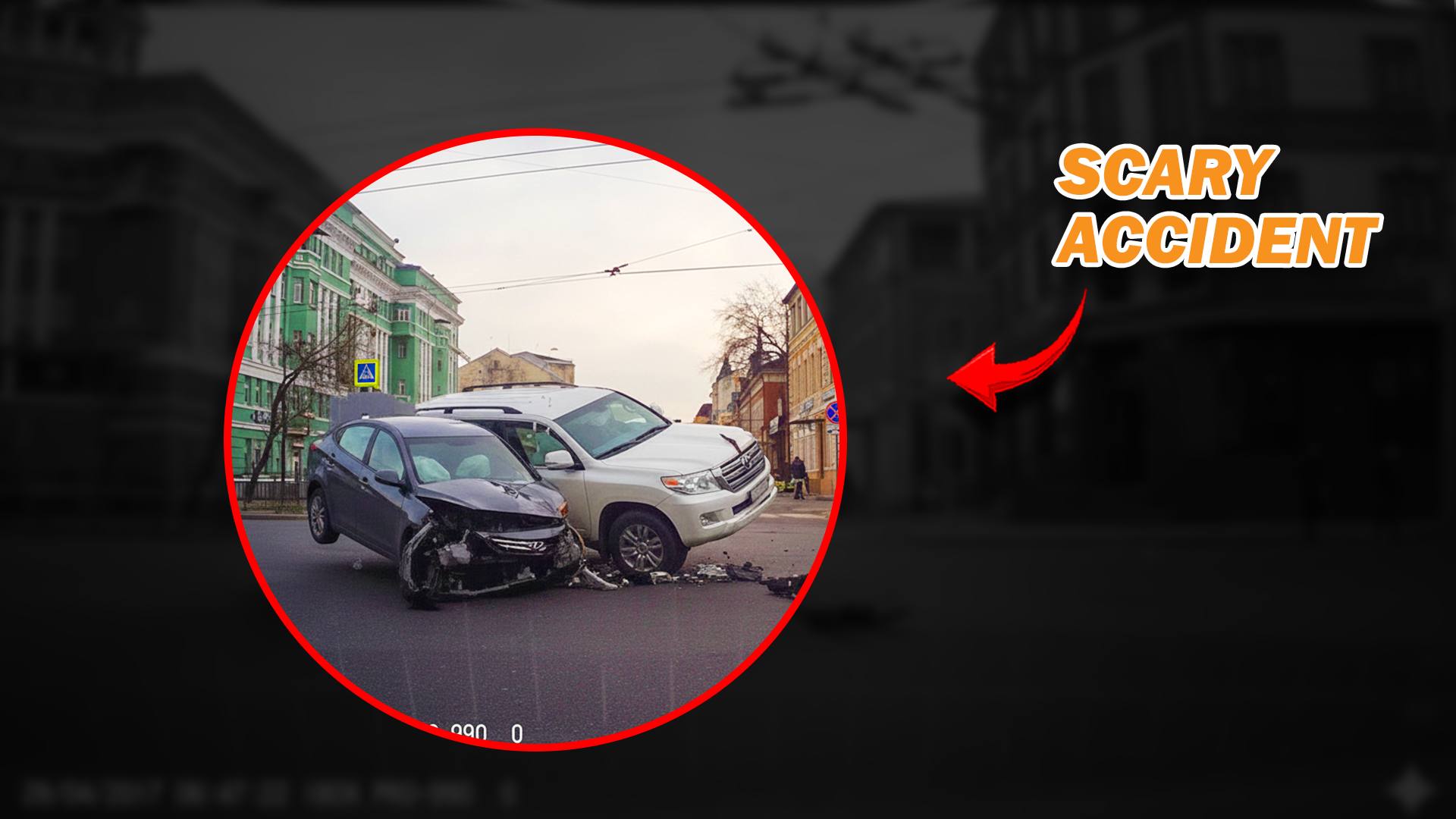 Dashcam captures shocking road crash