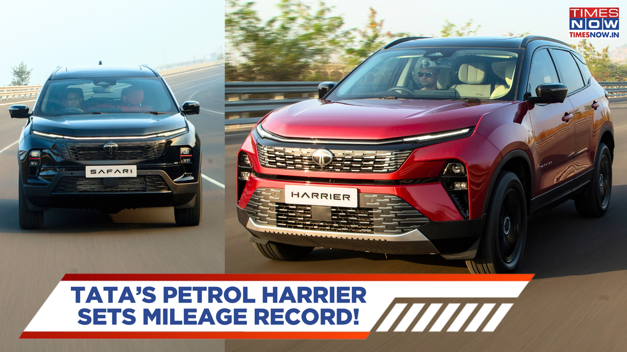 Tata Harrier petrol sets fuel efficiency record, Safari petrol achieves ...