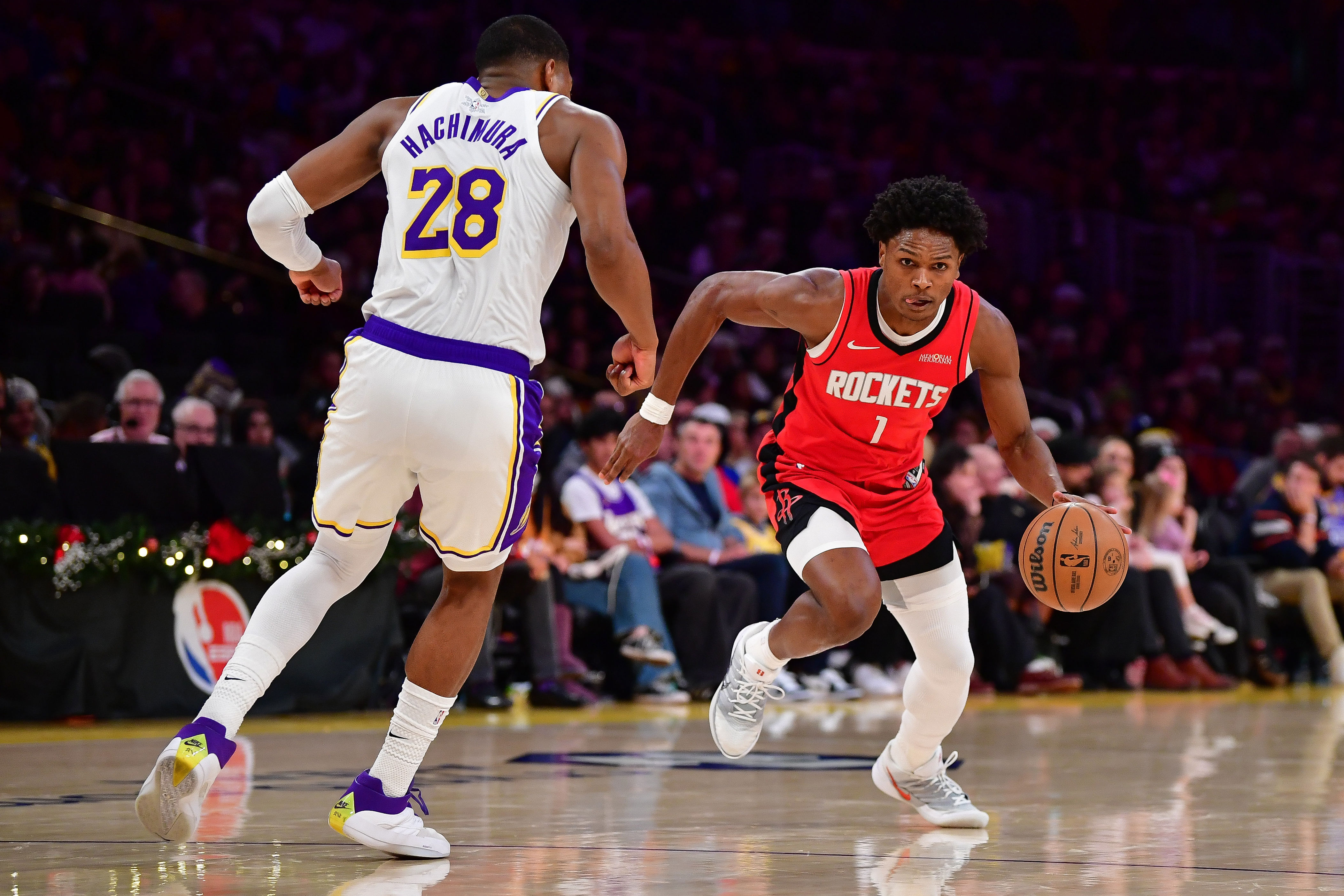 Rockets spoil Christmas for the Lakers and win big, 119-96