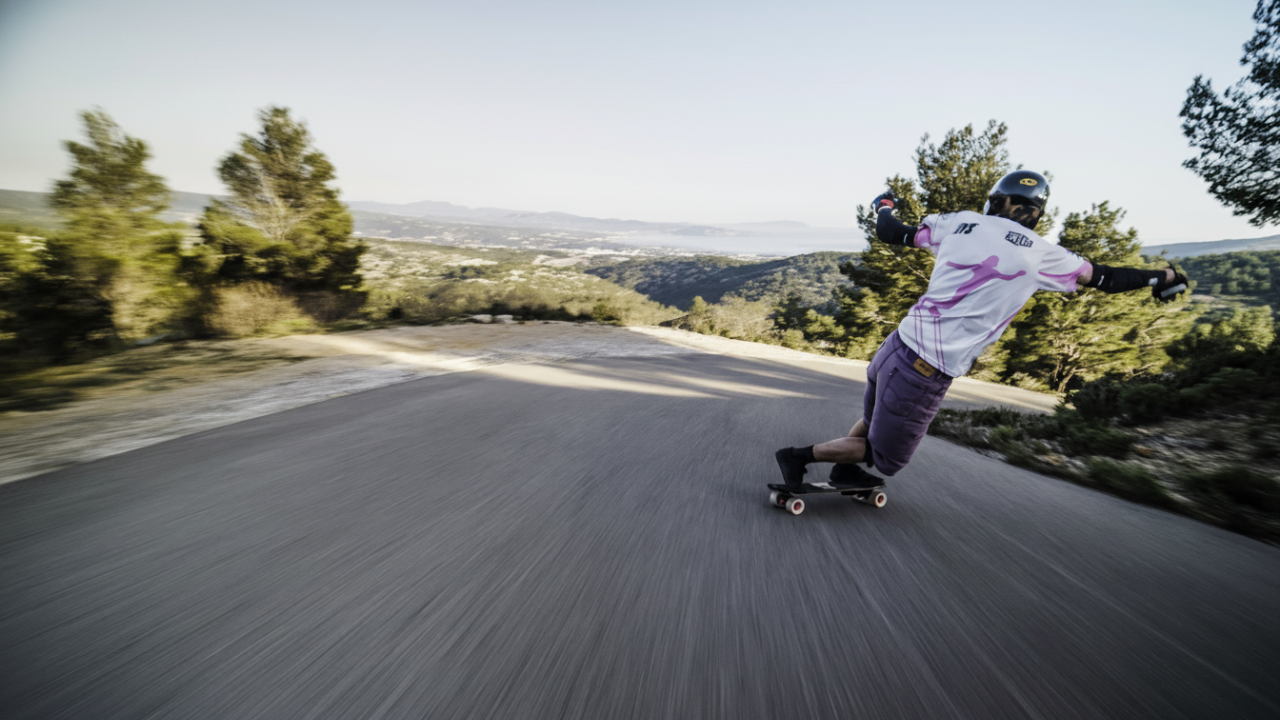 Kun je echt zo’n steile weg surfen?