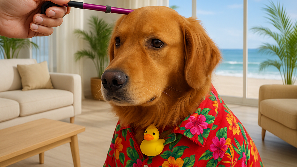 Tropisch shirt, maar geen zin