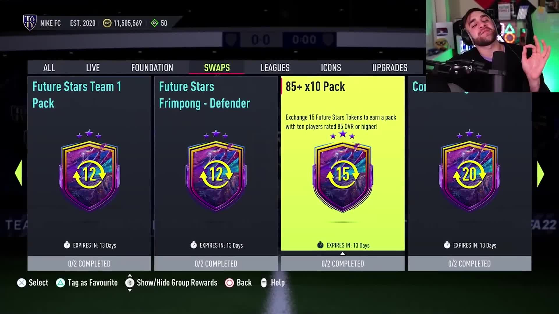 11x Random Packs Chose My Team