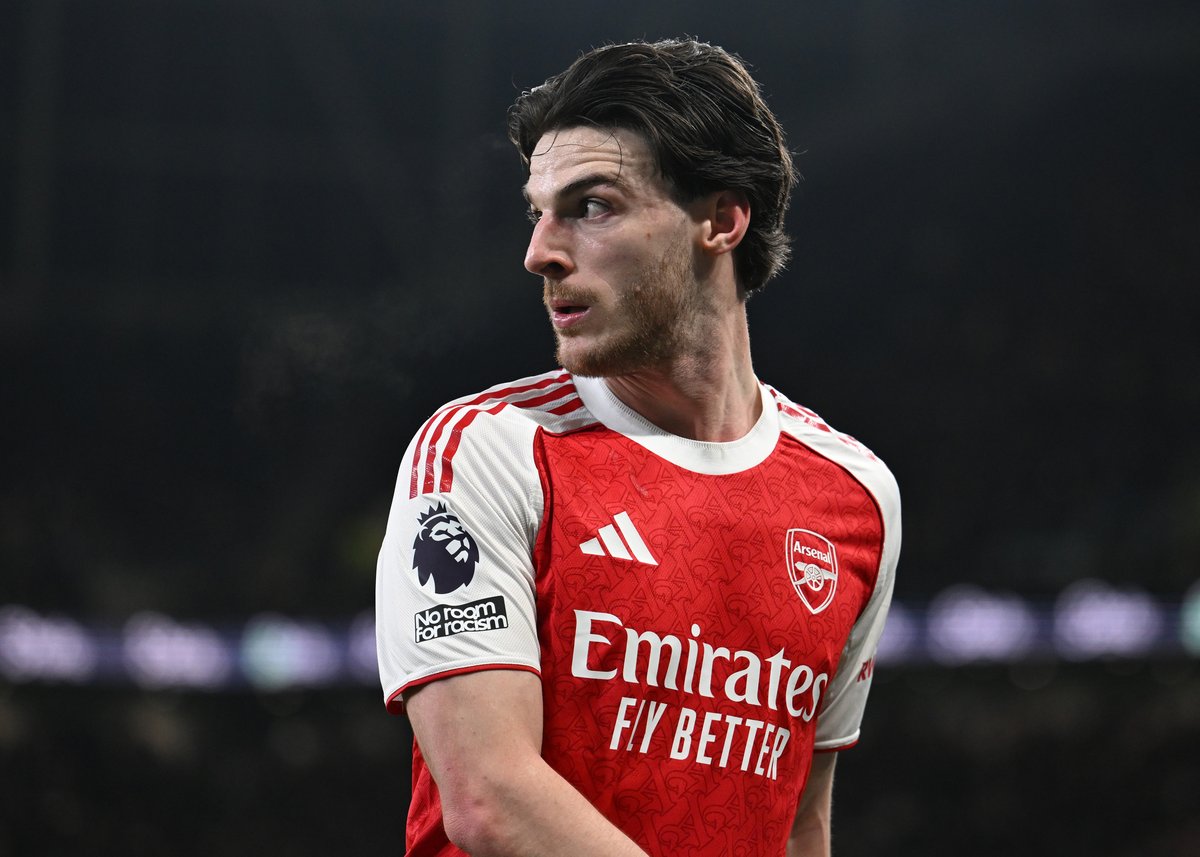 Remarkable Rice hits new heights as heartbeat of Arsenal's title push