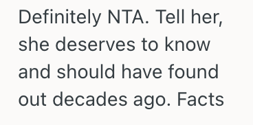 Woman learned a family secret that could change her sister’s life ...