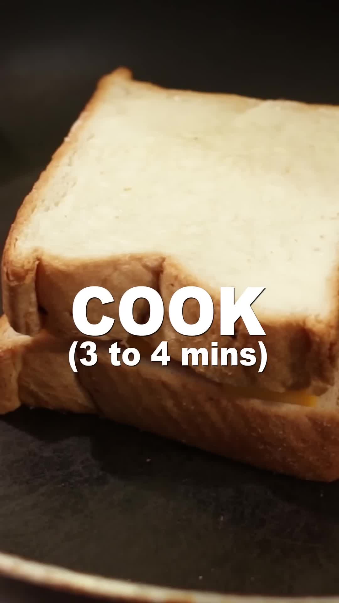 Super easy grilled cheese sandwich recipe #shorts