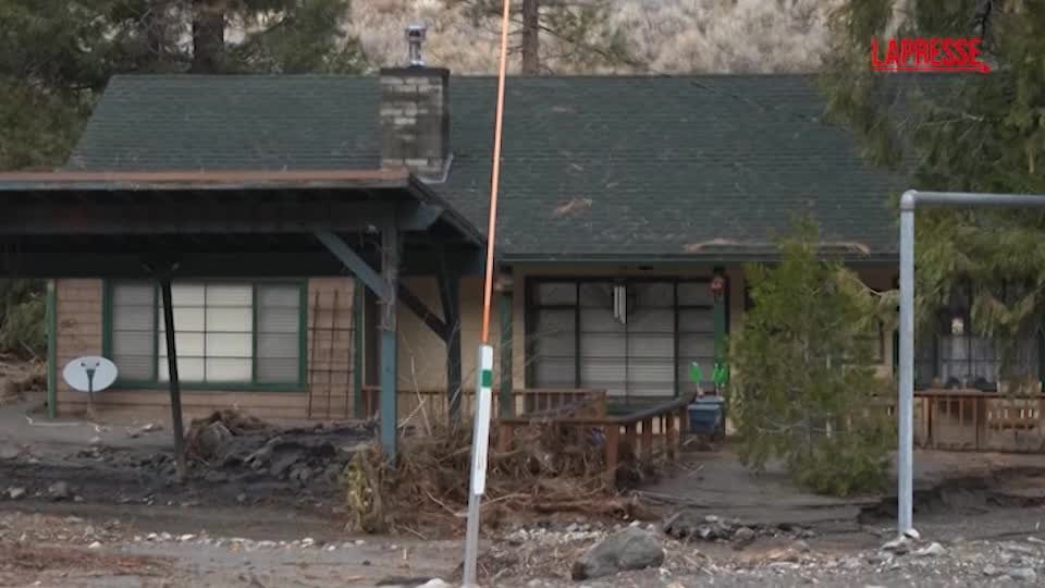 California, inondazioni e smottamenti dopo forti piogge: i danni a ...