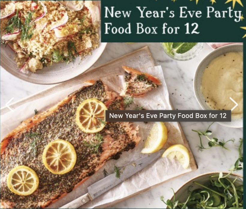This New Year’s buffet box for 12 lets you host with minimal stress