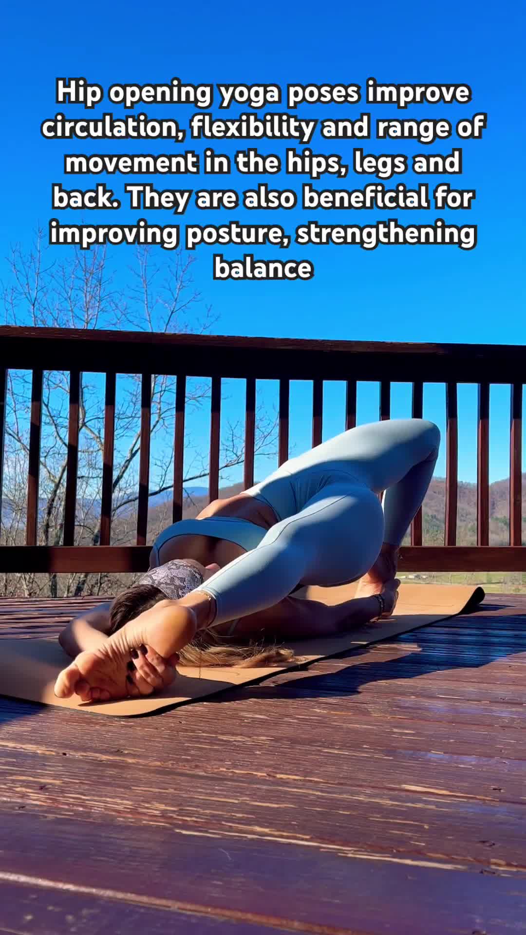 Yoga hip opening poses #viral #yoga #workout #fitnessmotivation # ...