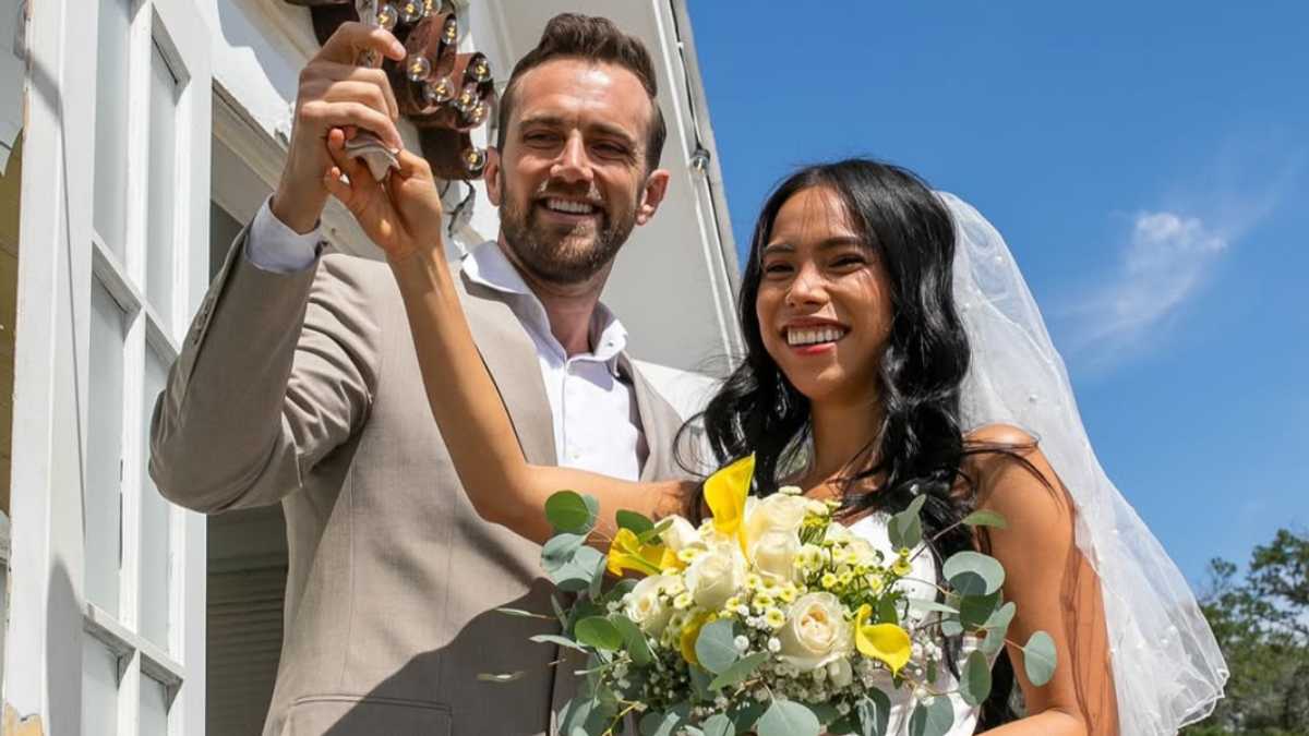 Joj Agpangan ties the knot with non-showbiz partner Danny in Texas