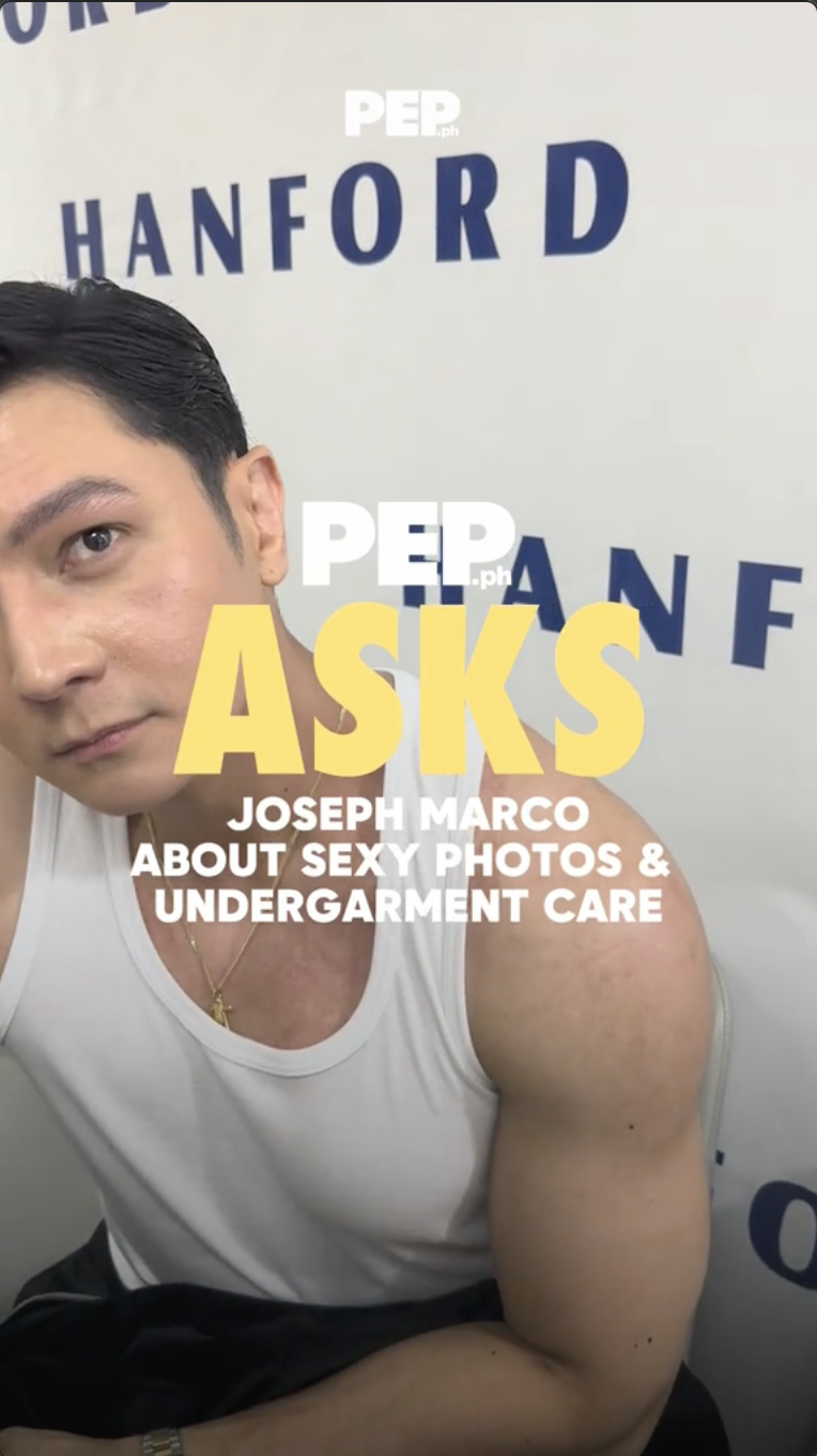 PEP asks Joseph Marco about sexy photos & undergarment care | # ...