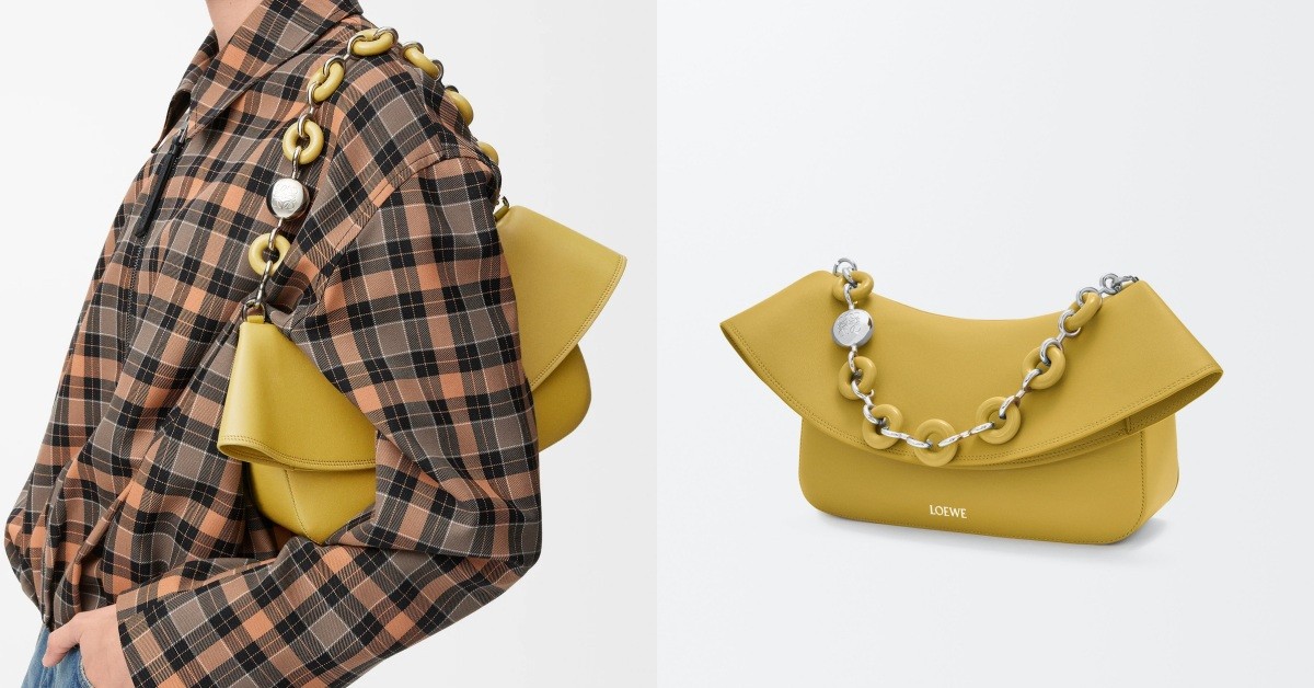 Loewe這款「腋下包」詢問度飆升! 甜甜背帶設計，造型感十足!