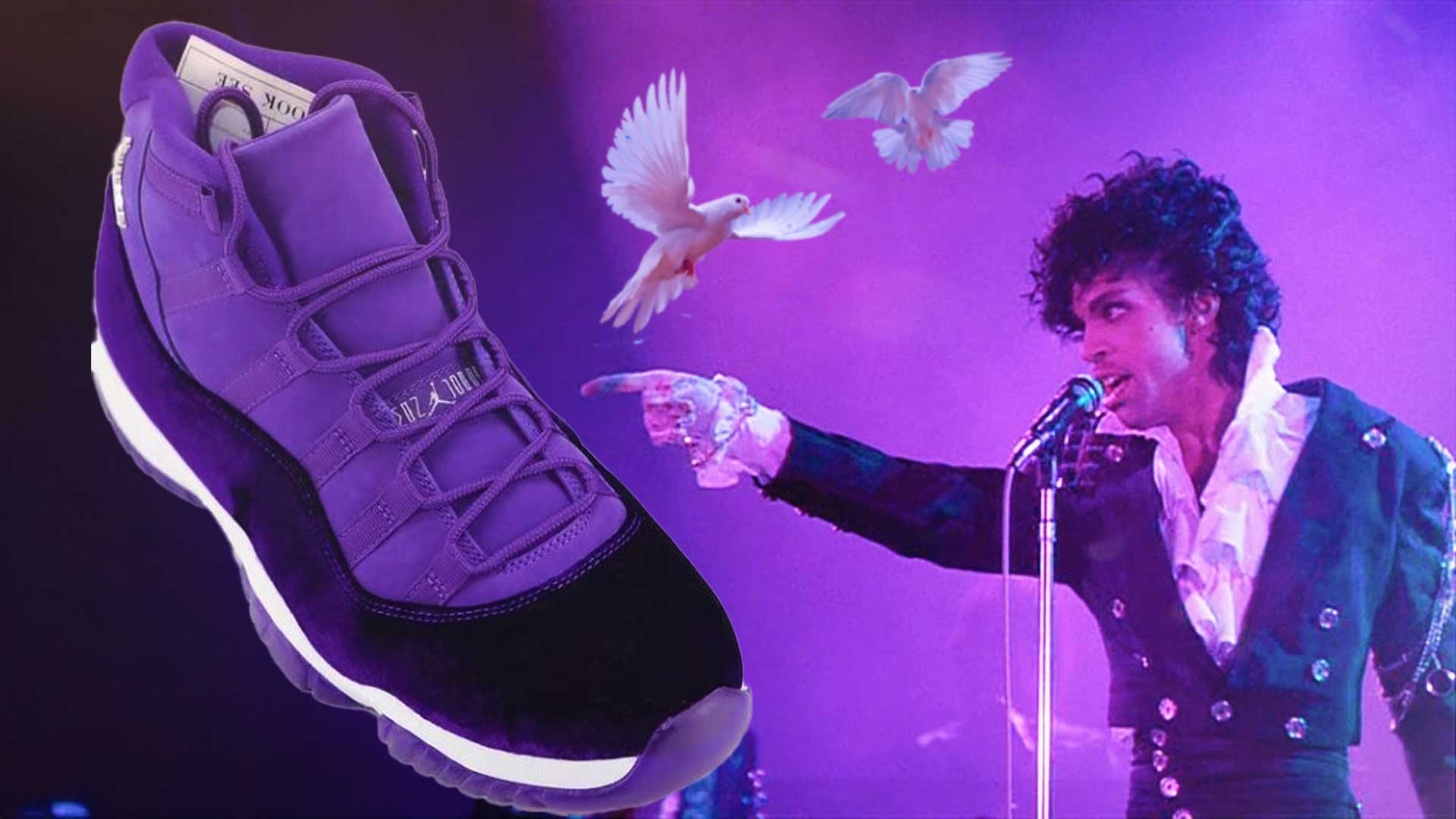 Prince’s “Purple Rain” Air Jordan 11 might be the rarest Jordan ever made
