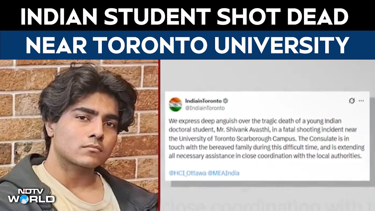 Indian student shot dead near Toronto University, accused on the run