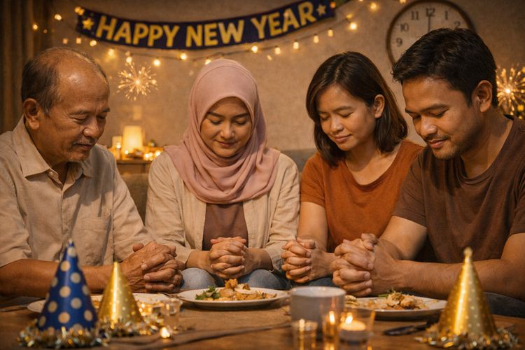 15 doa akhir tahun untuk keluarga, penuh rasa syukur dan kebersamaan