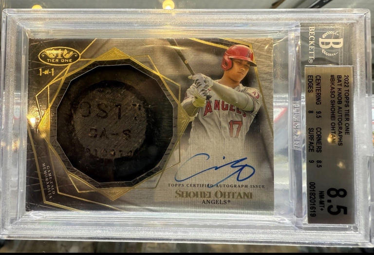 Man finds extremely rare, valuable Shohei Ohtani baseball card at ...