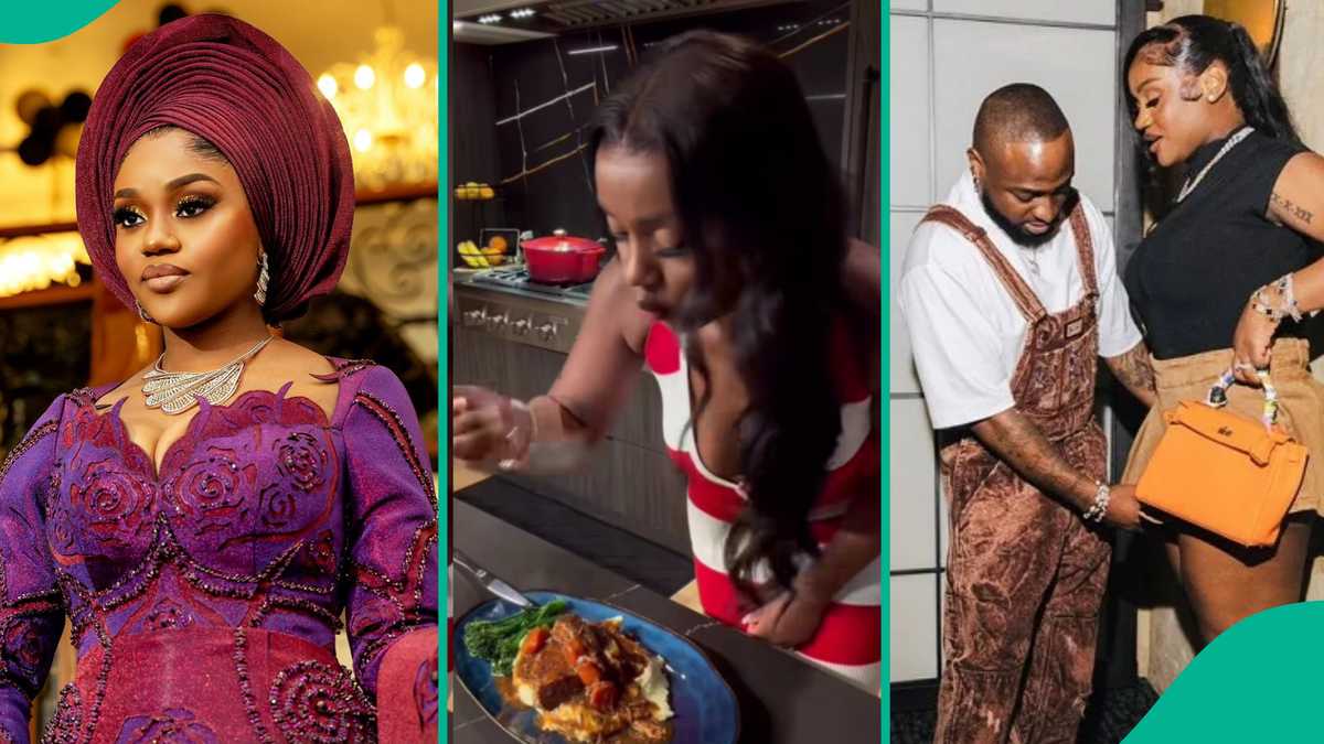 Davido dey enjoy: Chioma’s Christmas cooking leaves fans hungry