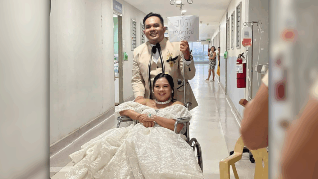 ‘Two-in-one blessing’: Cebuano couple welcomes baby boy on wedding day