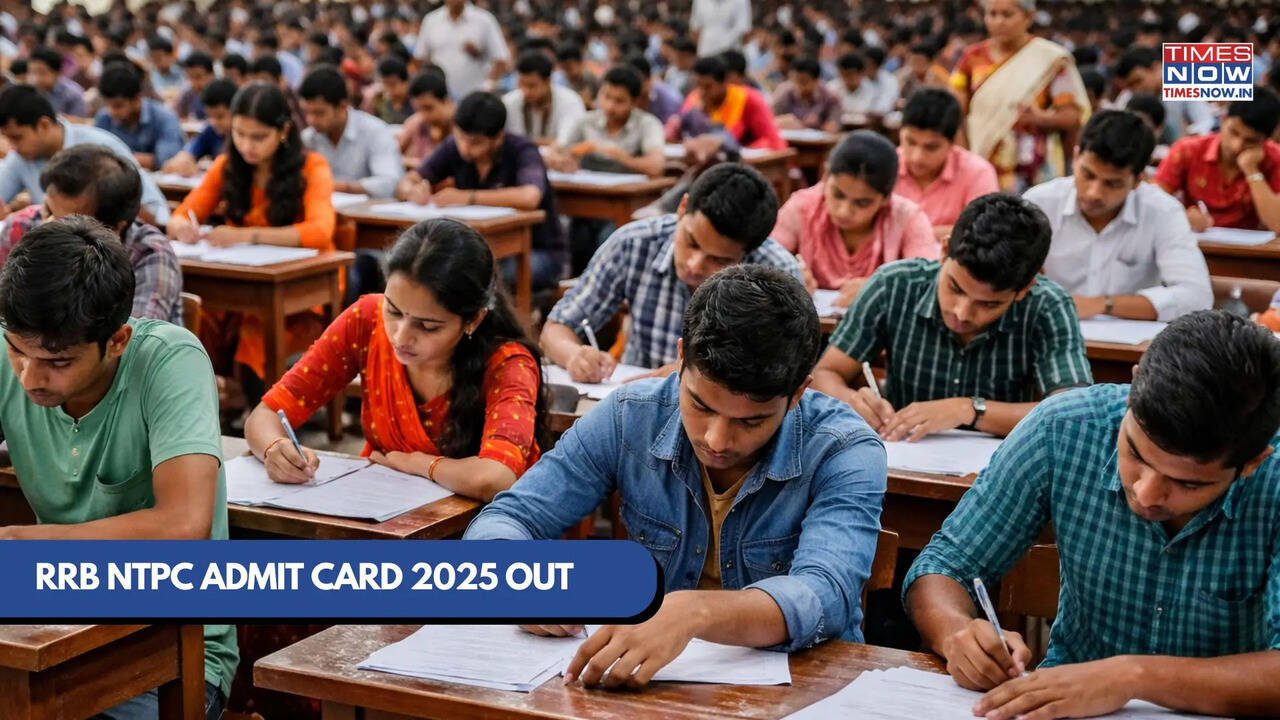 RRB NTPC admit card 2025 out; exam on November 28