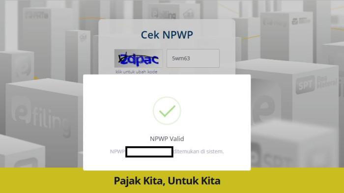 Cek NPWP online via coretaxdjp.pajak.go.id, bisa masukkan NIK