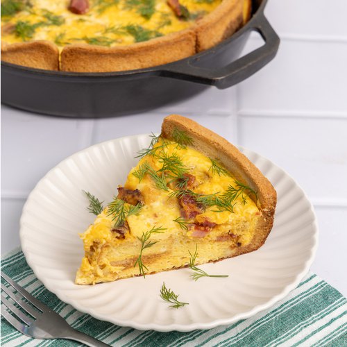 Sunrise delight egg & toast bake