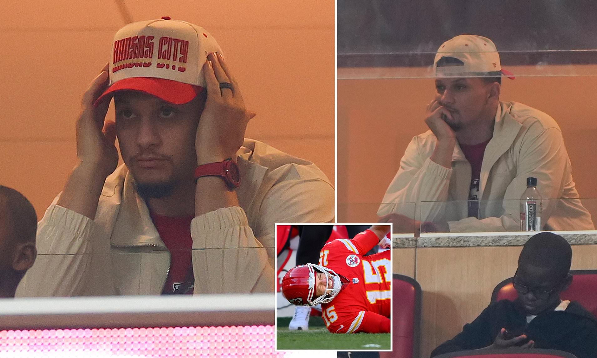 Glum Patrick Mahomes spends Christmas watching Chiefs lose just two ...
