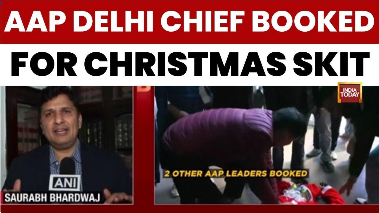 Delhi police book minister Saurabh Bhardwaj over 'offensive' Christmas ...