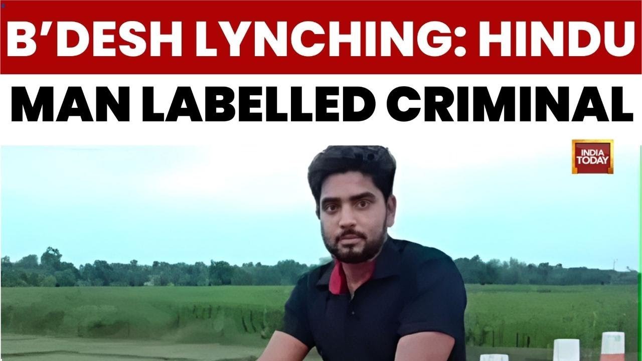 Bangladesh unrest | Bangladesh calls lynched Hindu man a criminal ...