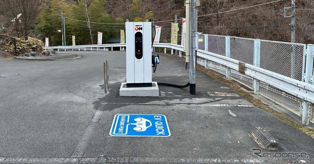 東京都檜原村「数馬の湯」、50kWの急速充電器設置へ…DMM EV ON