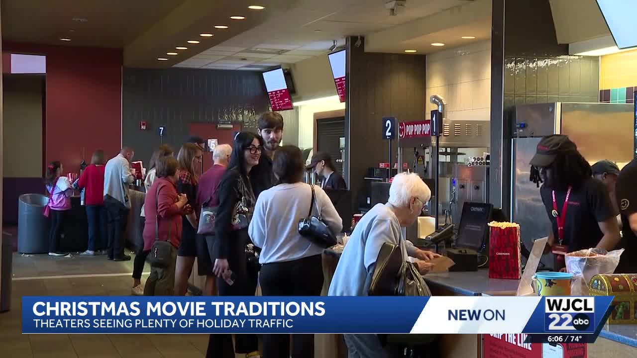 Christmas Day crowds head to theaters