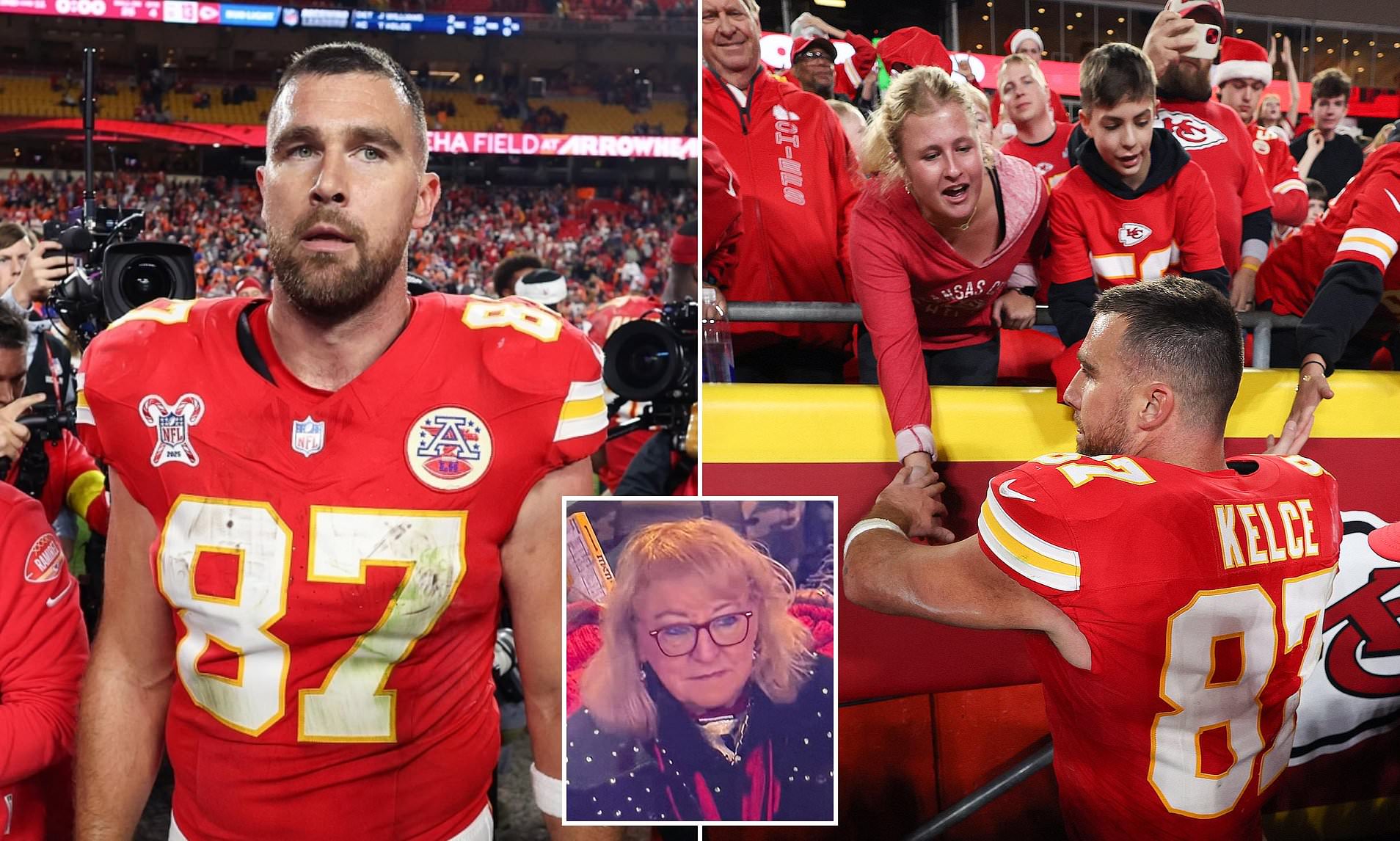 Chiefs lose final home game of season as Kelce bids fans farewell in ...