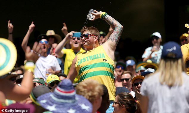 England's Barmy Army has overrun the MCG's most infamous supporters bay