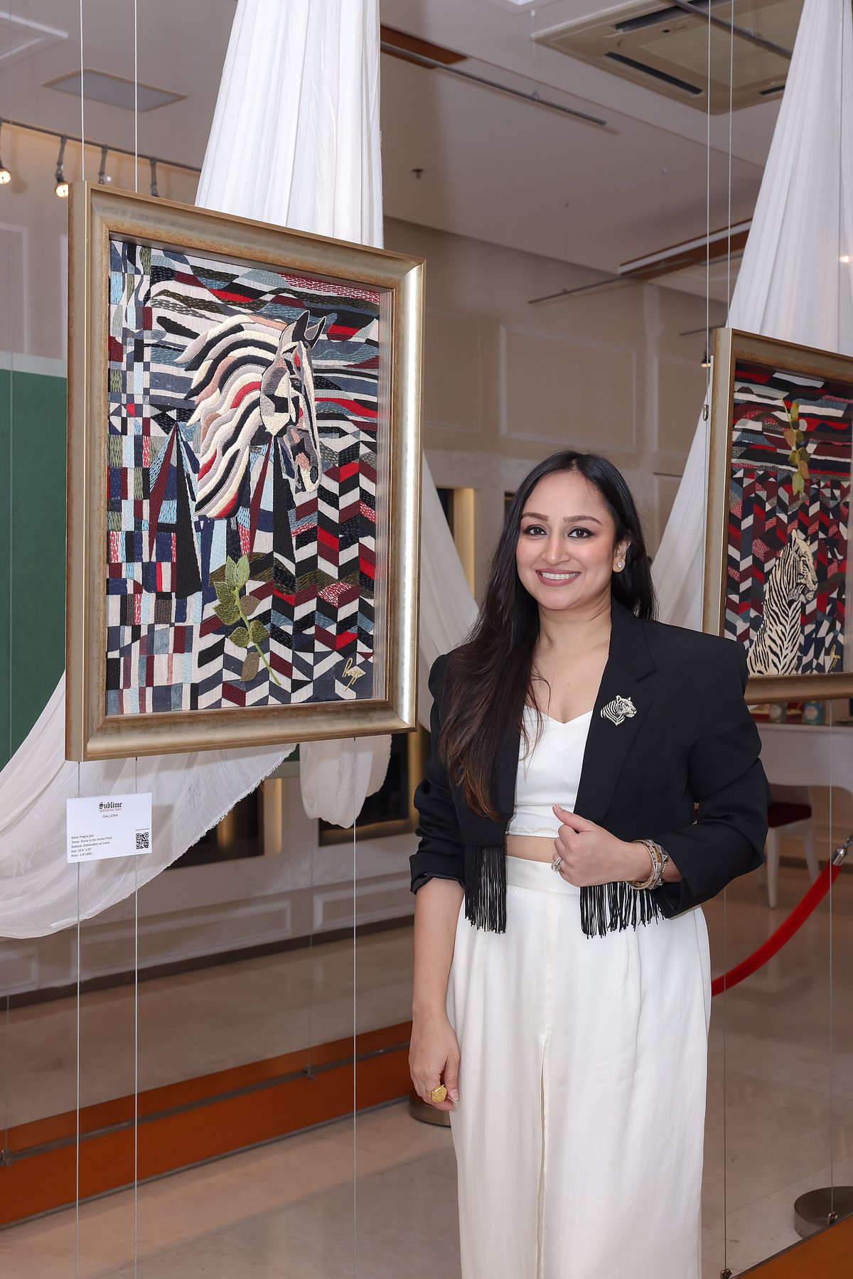 Pragya Jain unveils her fifth solo art exhibition, Tranquil Balance!