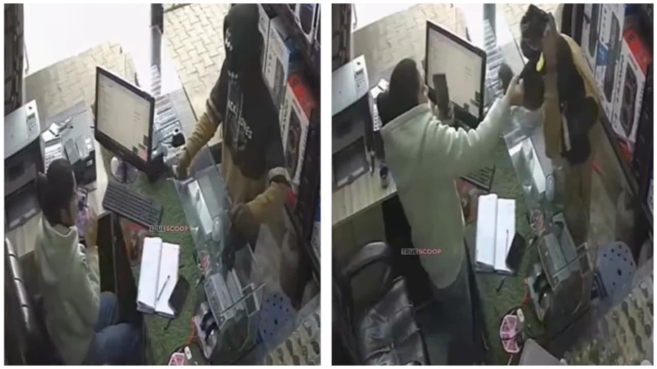 Punjab woman bravely fights masked, armed robber, forces dramatic ...