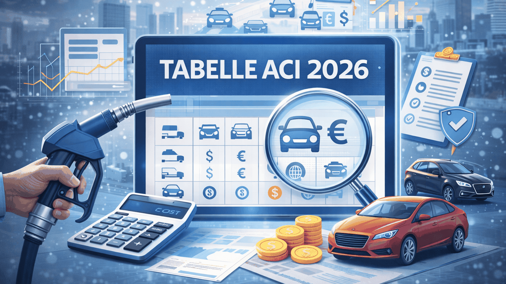 Tabelle ACI 2026: aggiornati i costi chilometrici per auto e motocicli