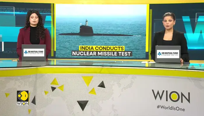 India conducts nuclear missile test: K-4 roars from sea to sky
