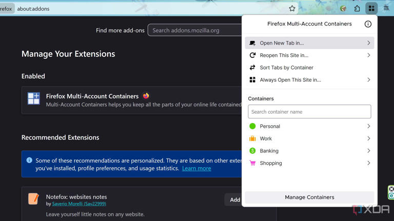 I started using Firefox Multi-Account Containers and it completely ...