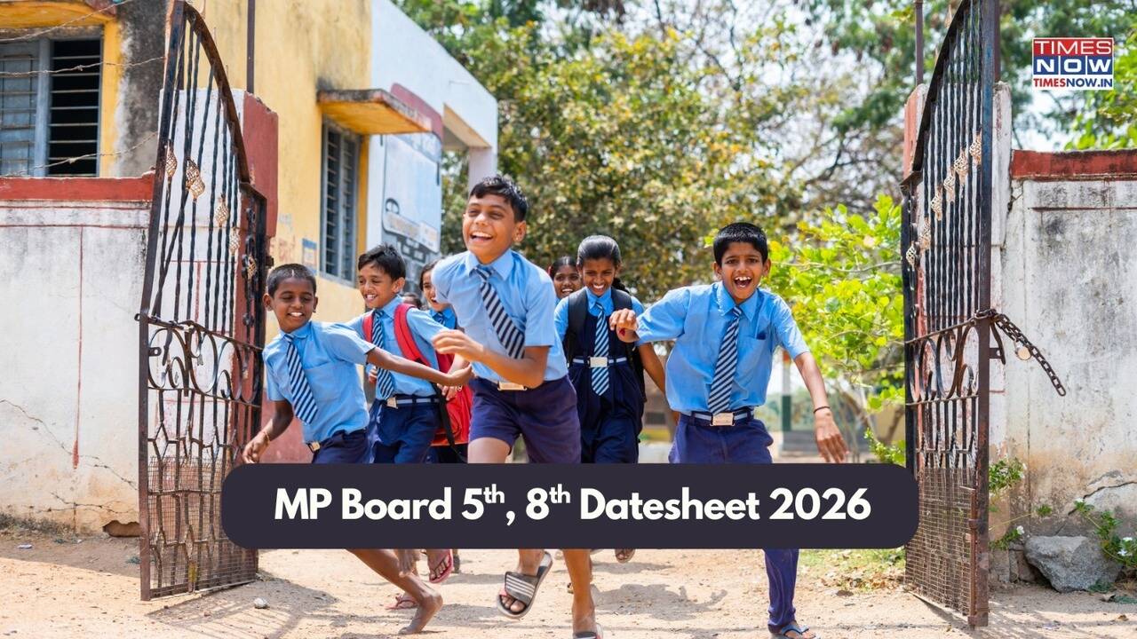 MP Board 5th, 8th datesheet 2026 released; exams from February 20