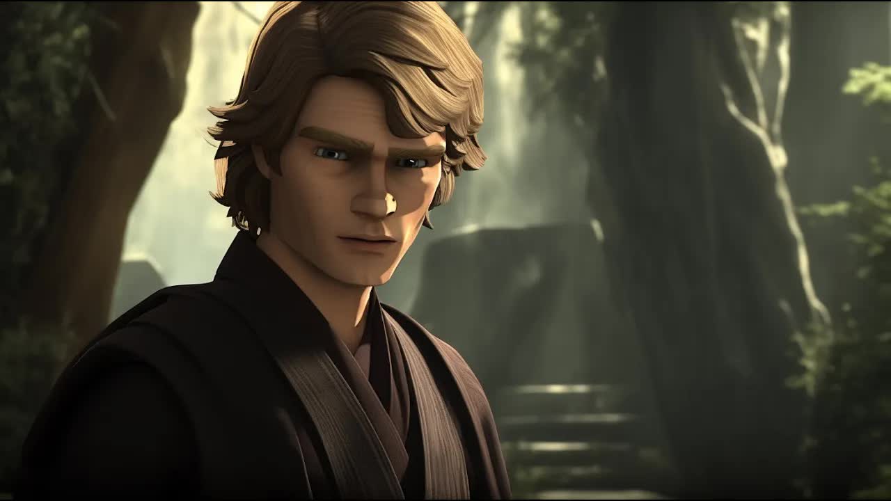 Tales of the Star Wars galaxy: Anakin Skywalker and Obi-Wan talk to ...