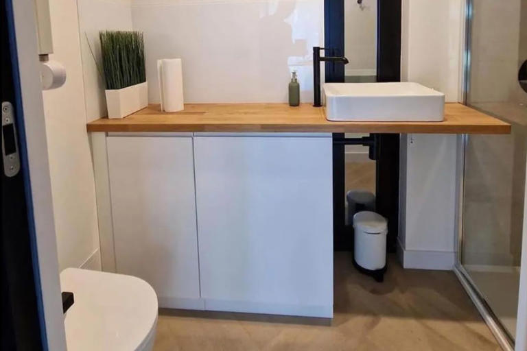 This Amazon tiny home fits my four teens, includes a terrace, and costs ...