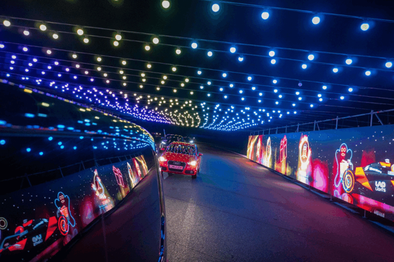 Silverstone's lap of lights returns with drive-through Christmas magic ...
