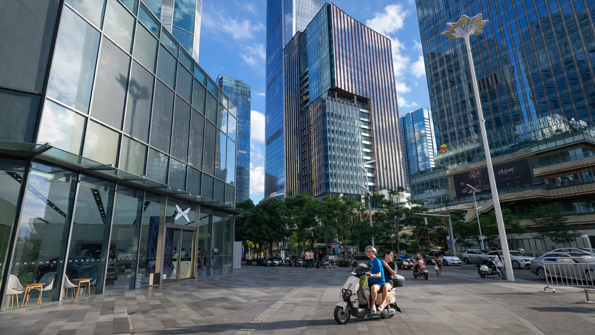 Skyscrapers and smart travel in one frame