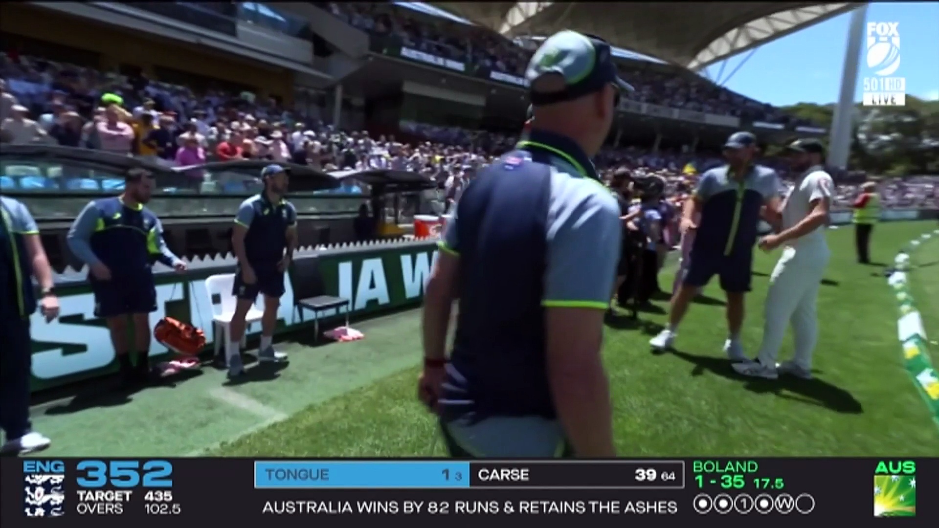The Aussies held an optional net session alongside their English ...