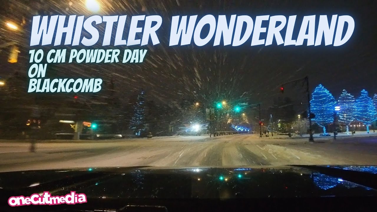 Epic powder day at Whistler: 10cm of fresh snow on Blackcomb