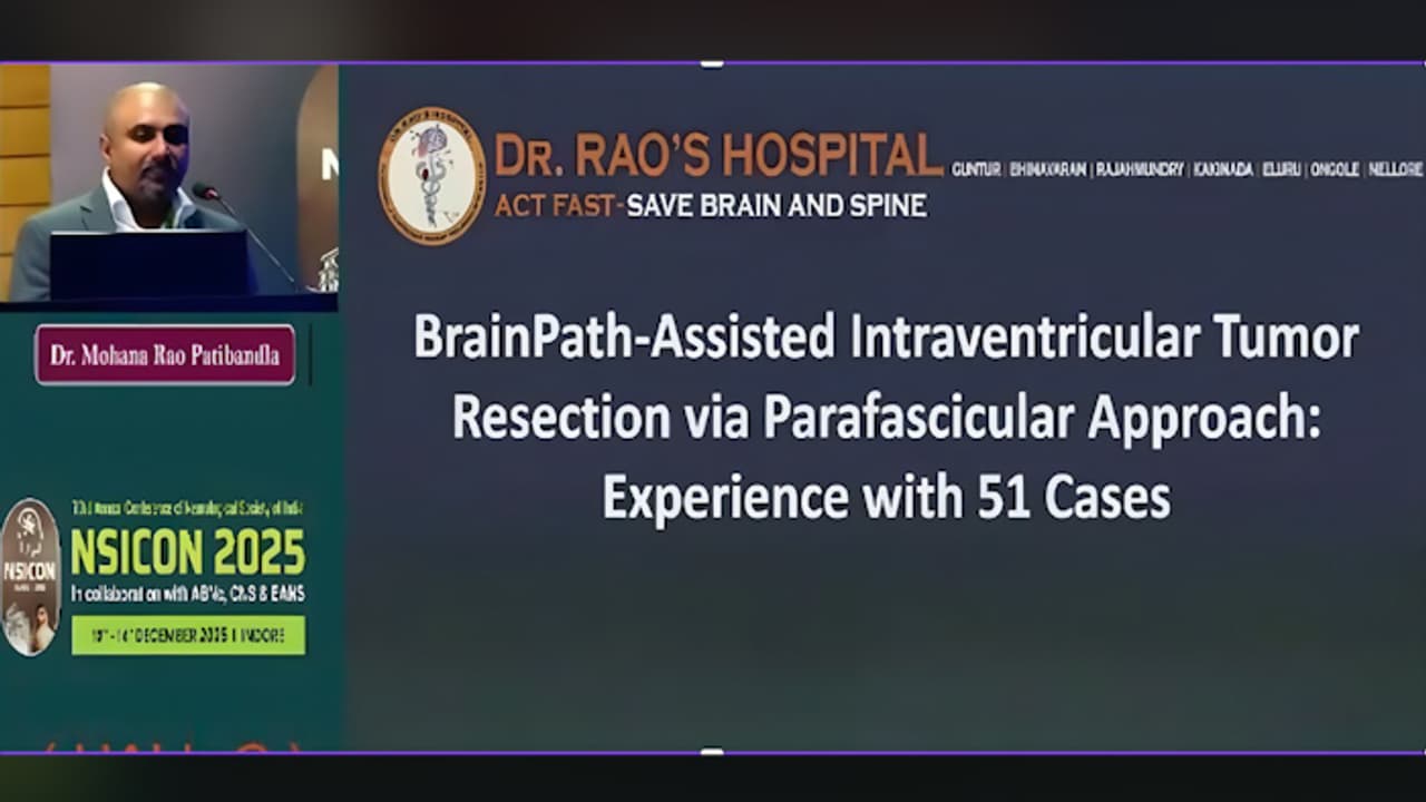NSI 2025: Dr. Patibandla presents India’s largest tumor series