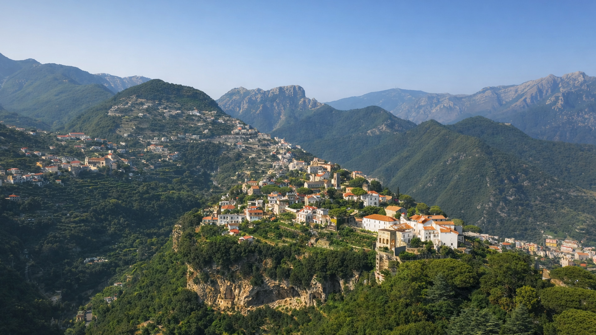 The cliffside village of Amalfi