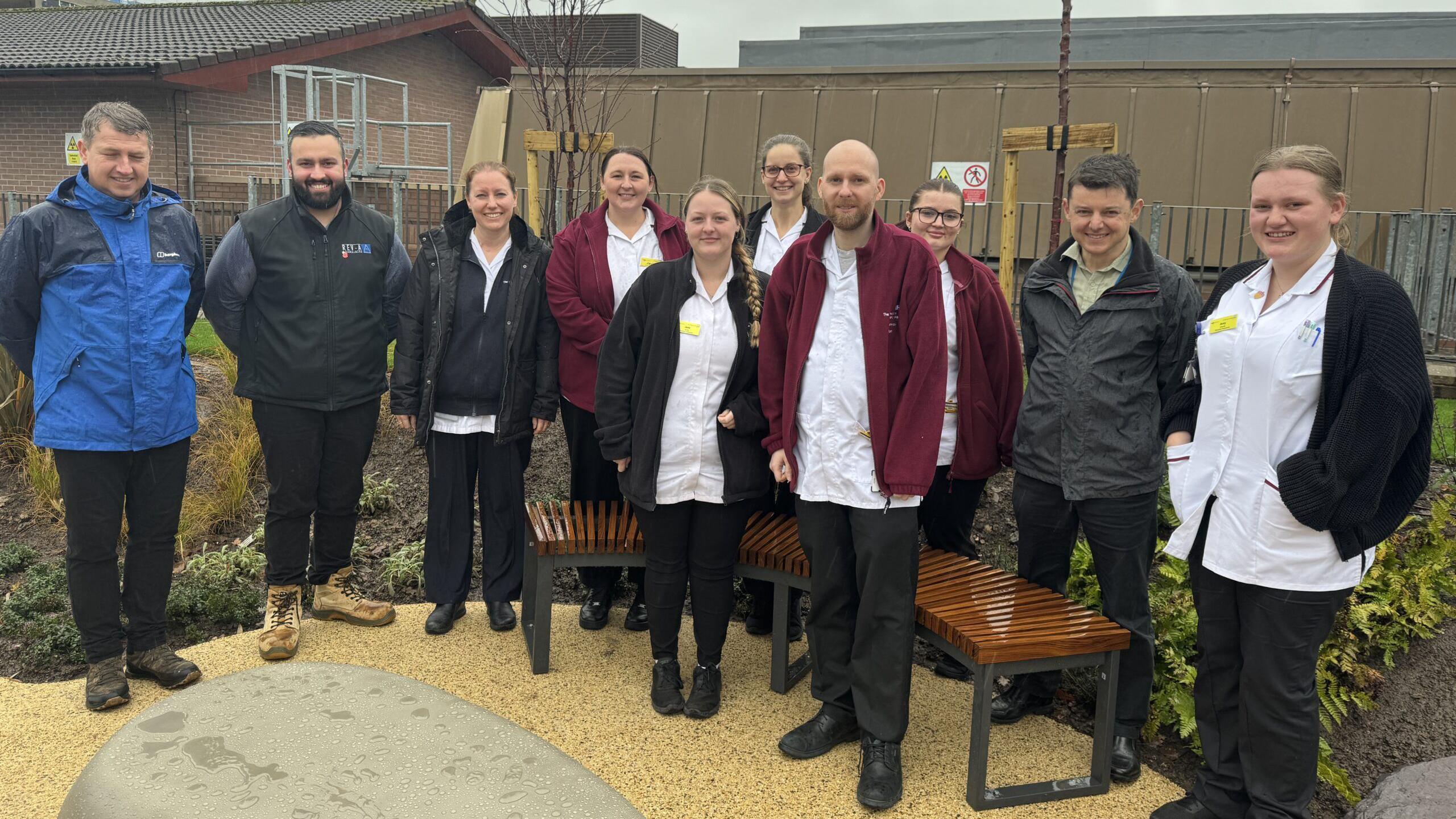 'Uplifting' garden created at hospital to help patients