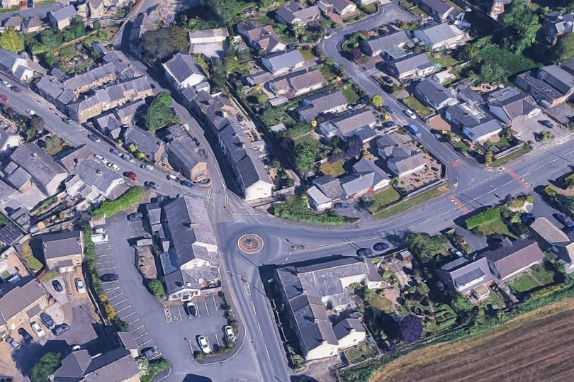 Three men seriously injured after Audi crashes into Mellor building on ...